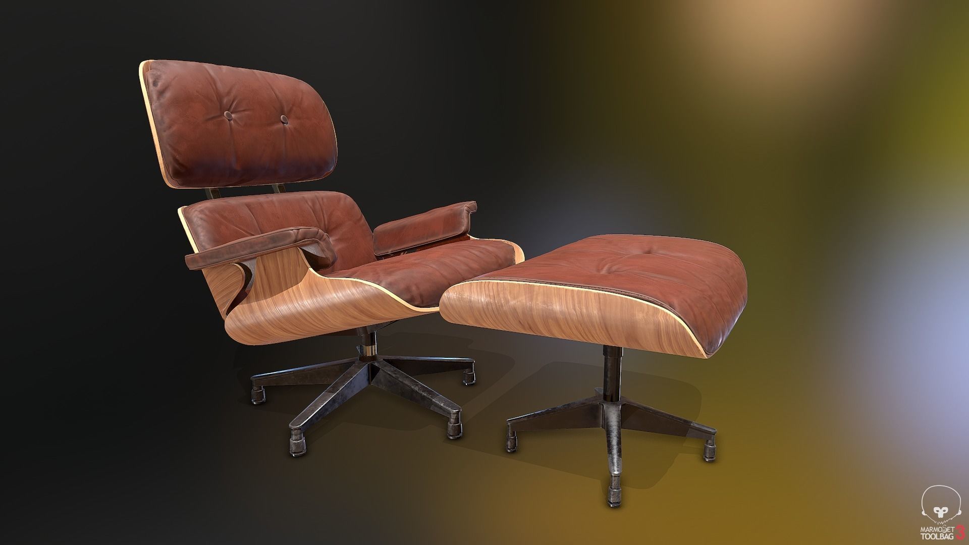 Eames lounge chair free 3D model | CGTrader