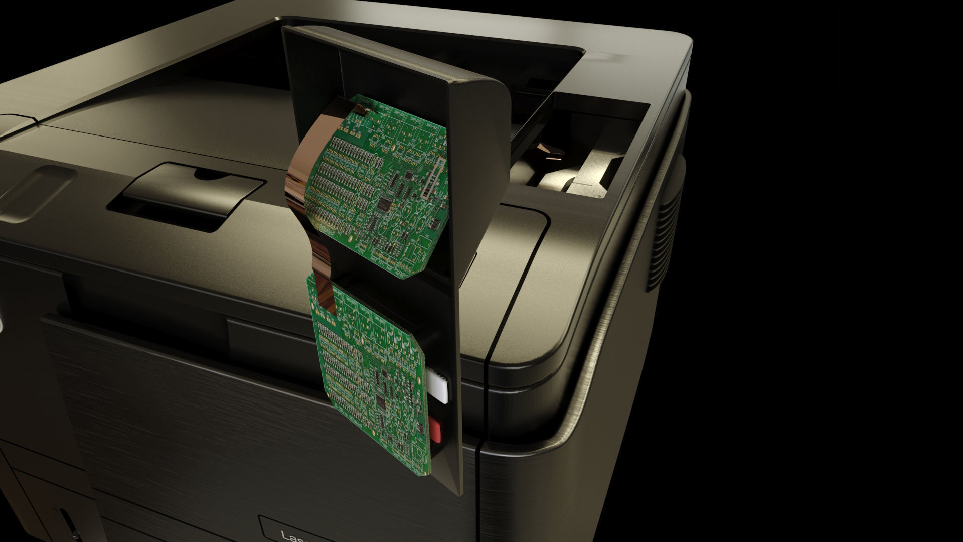 3D Laser Printer 3D model animated | CGTrader