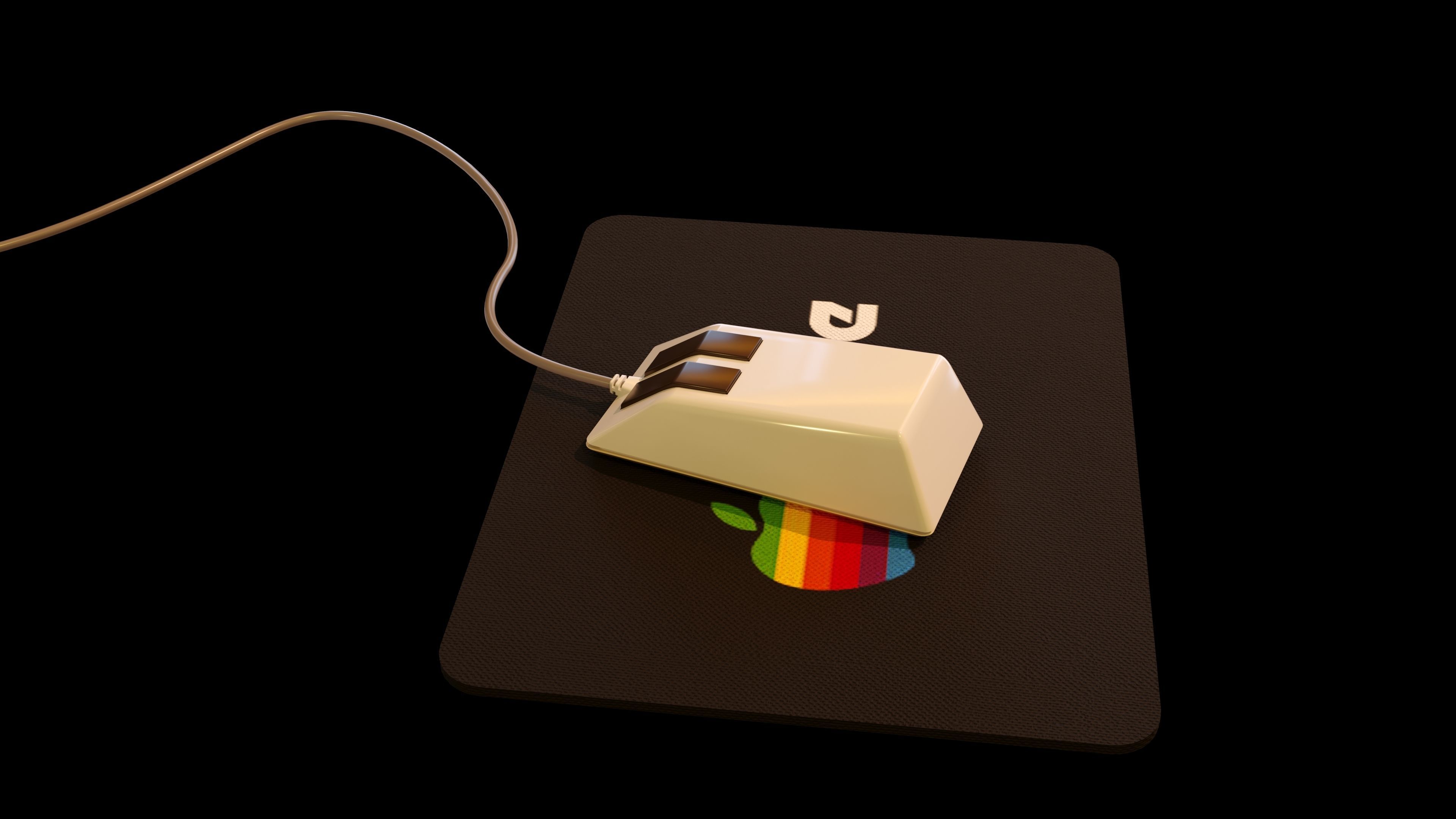 Old PC Mouse 3D model | CGTrader