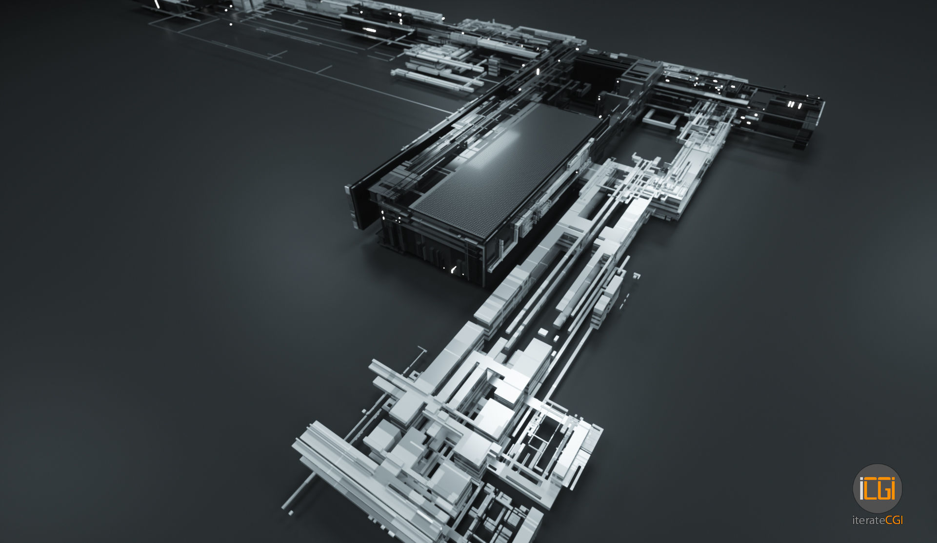 3D model Tech Greebles set 3 VR / AR / low-poly | CGTrader