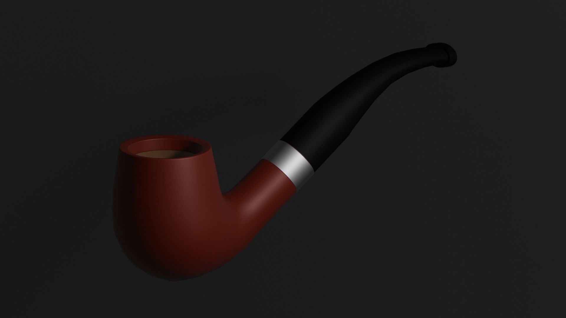 Smoking pipe free 3D model | CGTrader