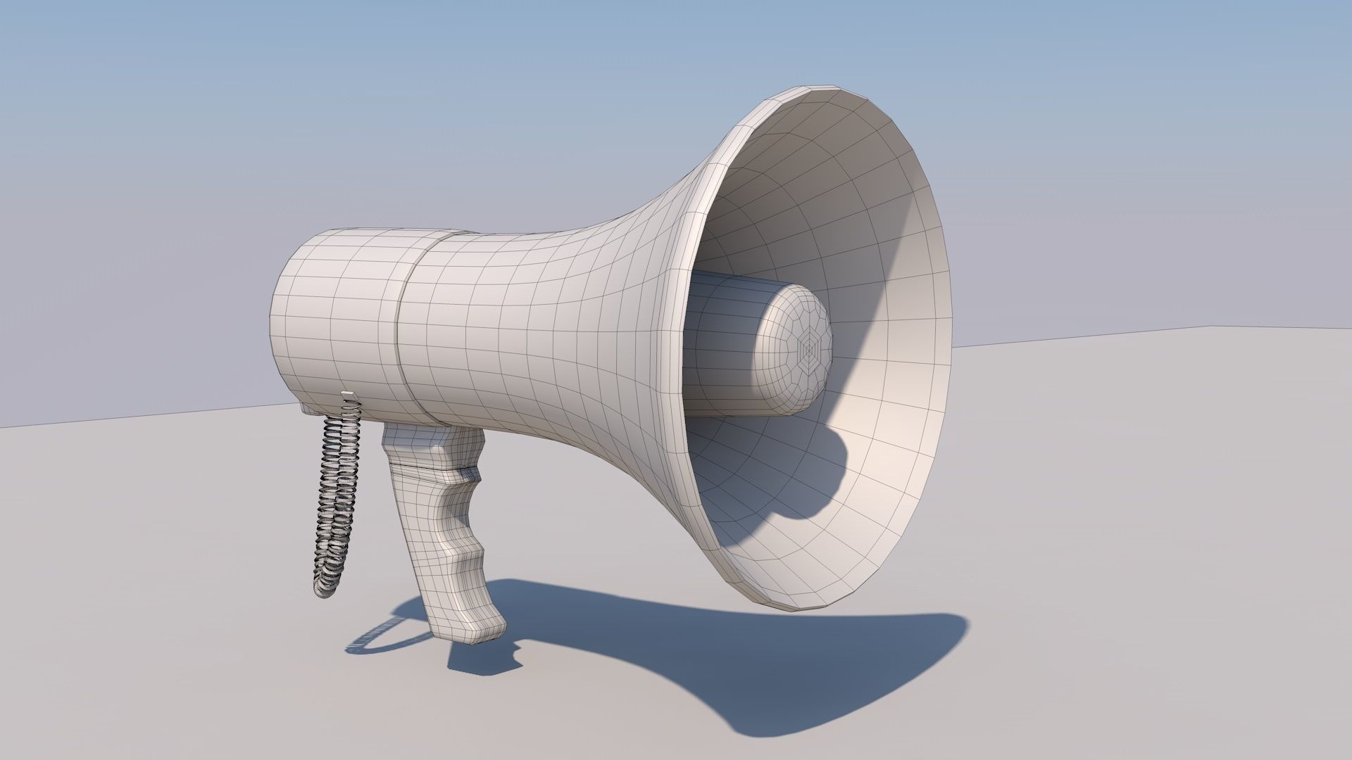 Megaphone 3d model 3D model | CGTrader
