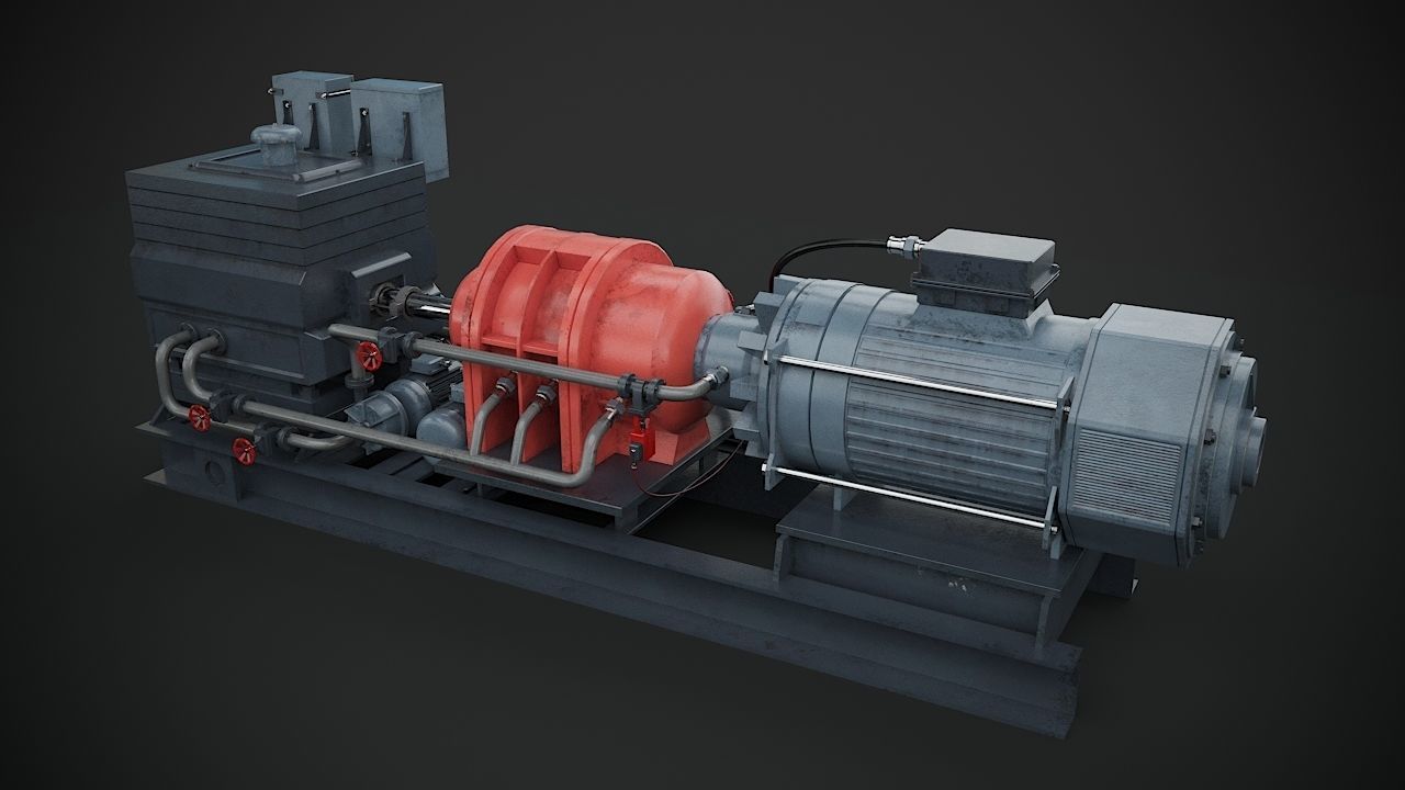 Machinery device 3D model | CGTrader