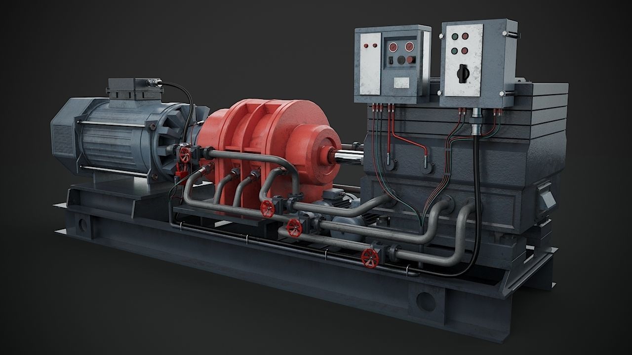 Machinery device 3D model | CGTrader
