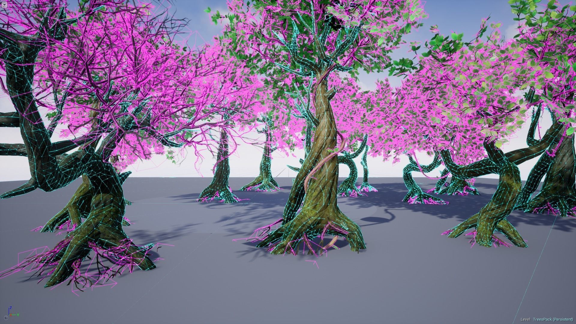3D model Modular Trees Pack - game models VR / AR / low-poly | CGTrader