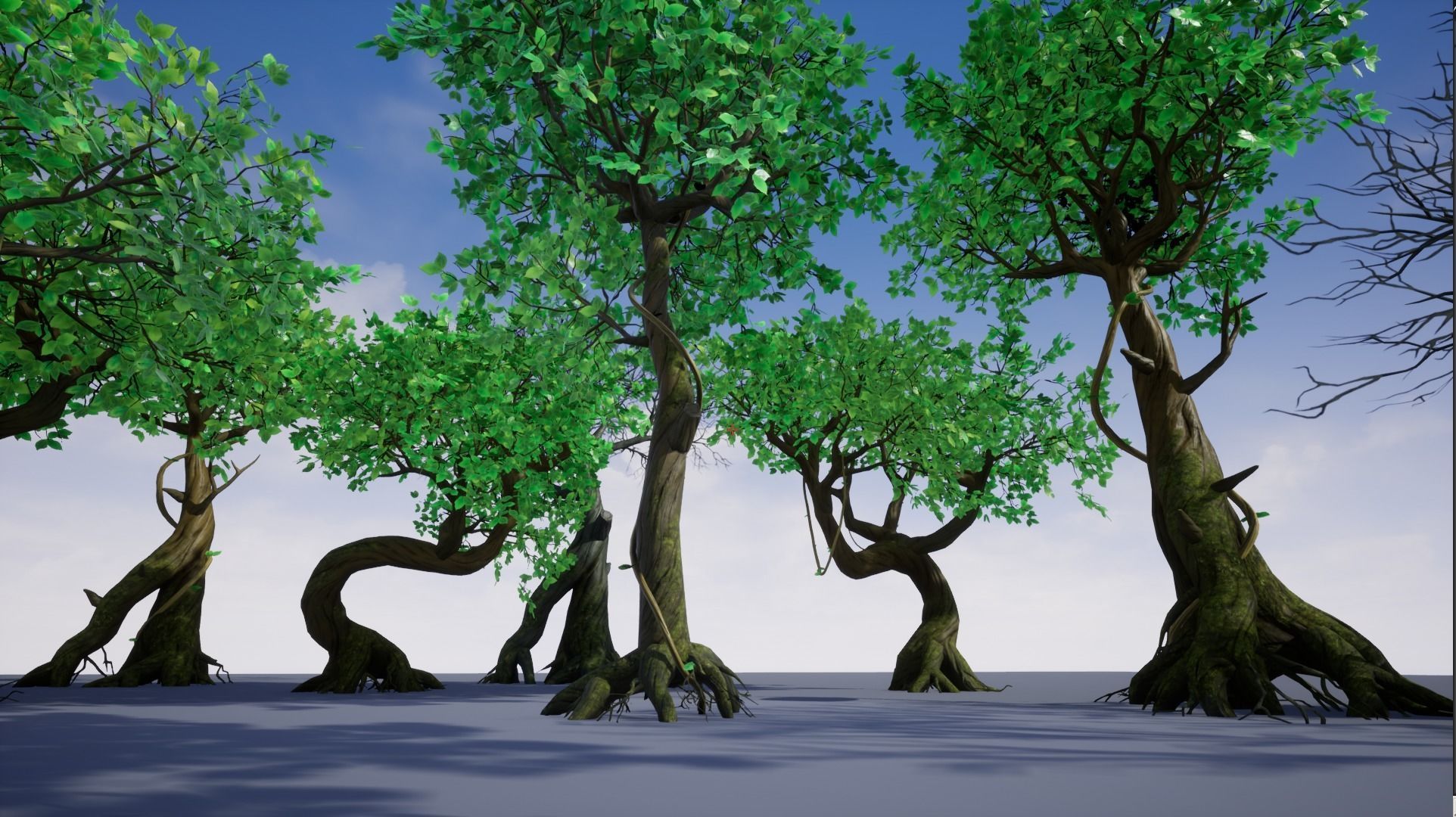 3D model Modular Trees Pack - game models VR / AR / low-poly | CGTrader
