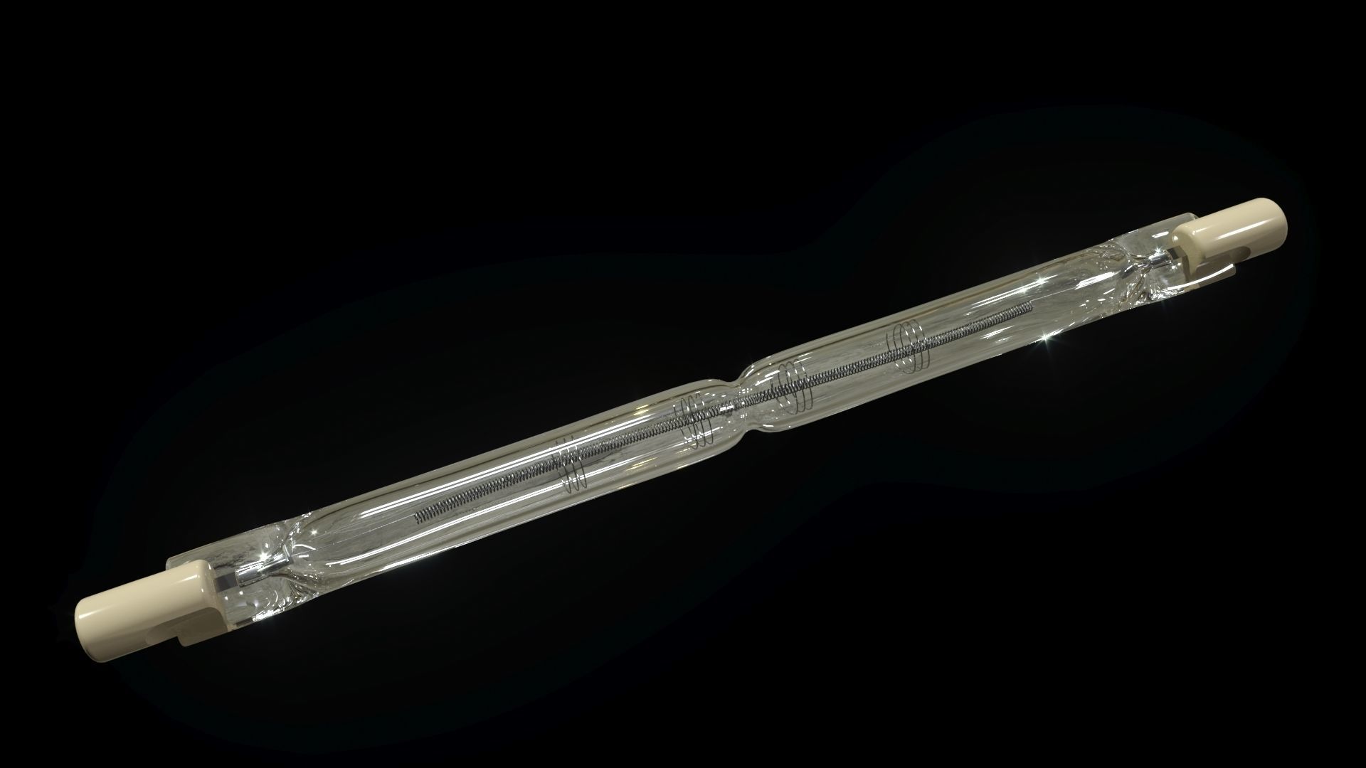 halogen Linear Halogen Light Bulb 3D model | CGTrader