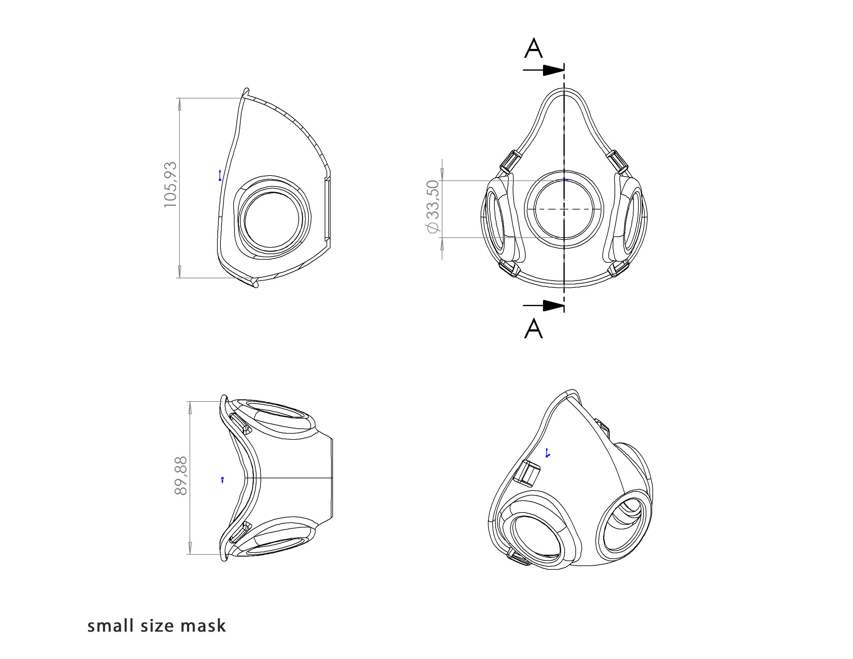 COVID-19 protection mask free 3D model 3D printable | CGTrader