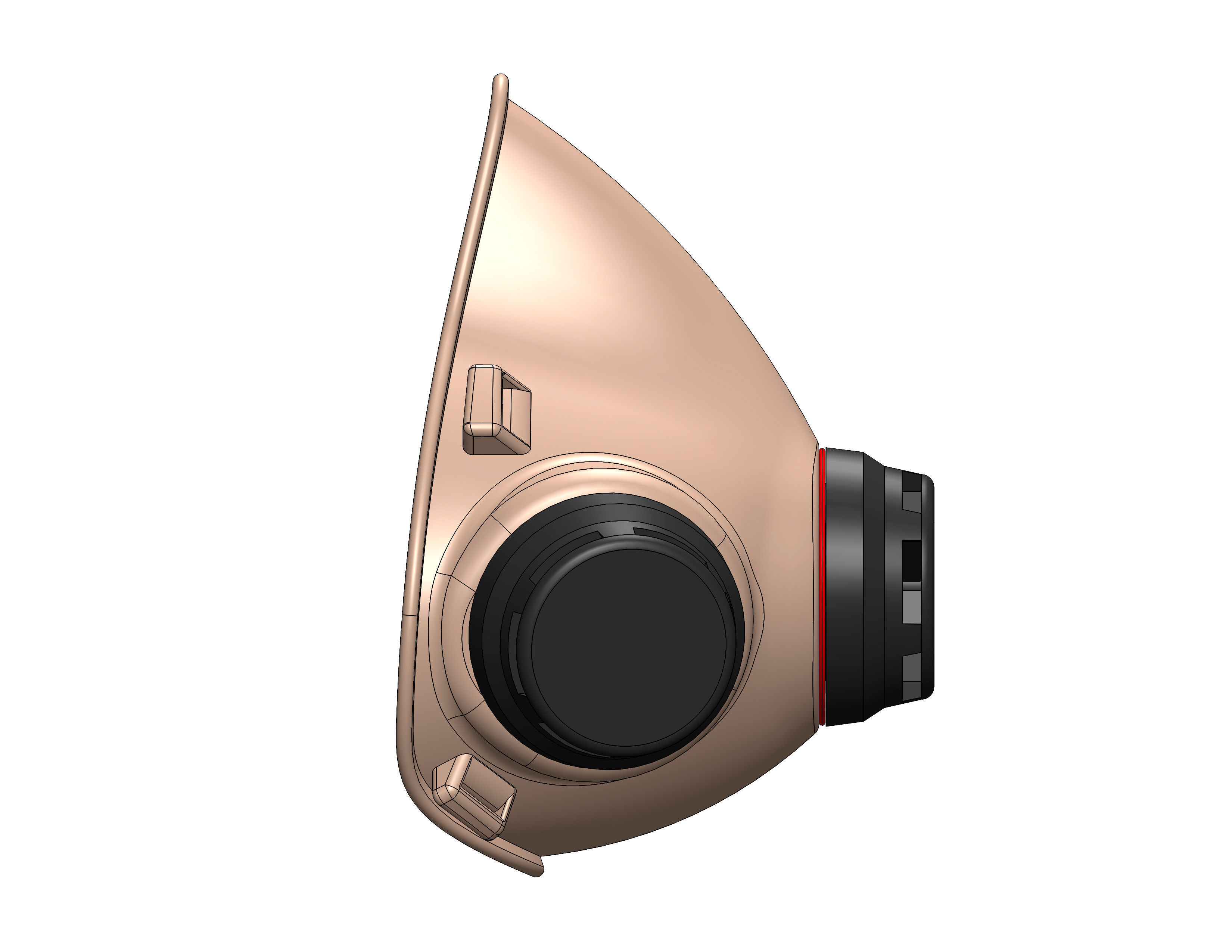 COVID-19 protection mask free 3D model 3D printable | CGTrader