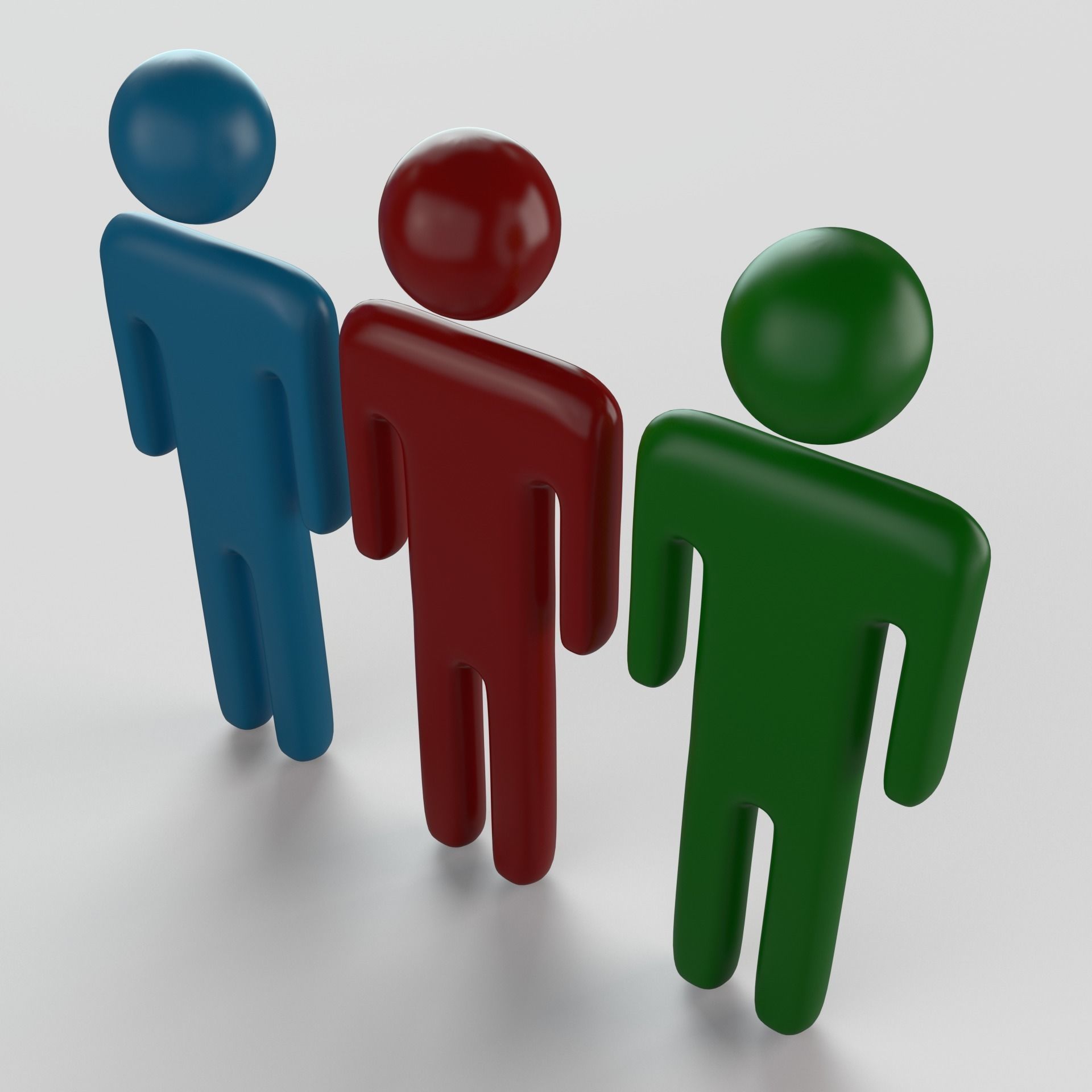 Pictogram Man 3D model | CGTrader