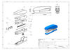 Stapler - SolidWorks Parts and Drawing 3D model | CGTrader