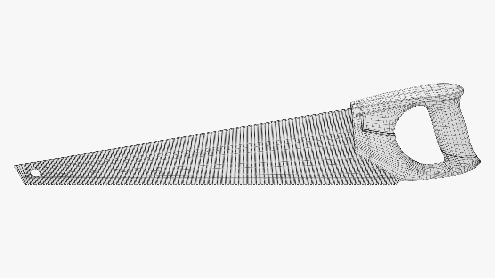 Saws Collection 3D Model frame with handles 3D model | CGTrader