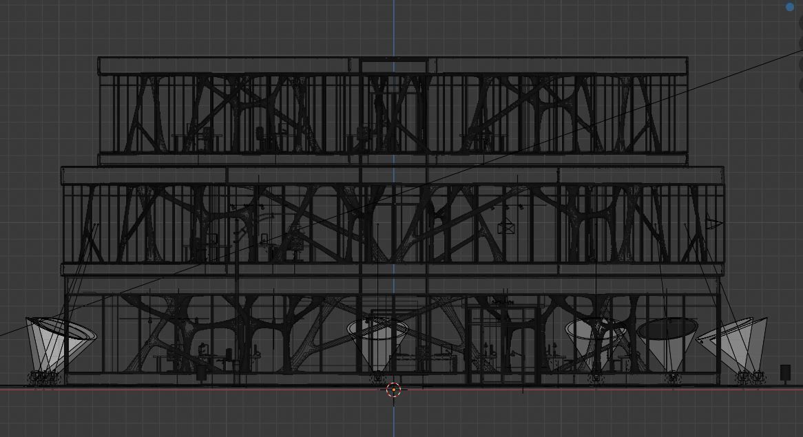 3D model Cubic Building VR / AR / low-poly | CGTrader