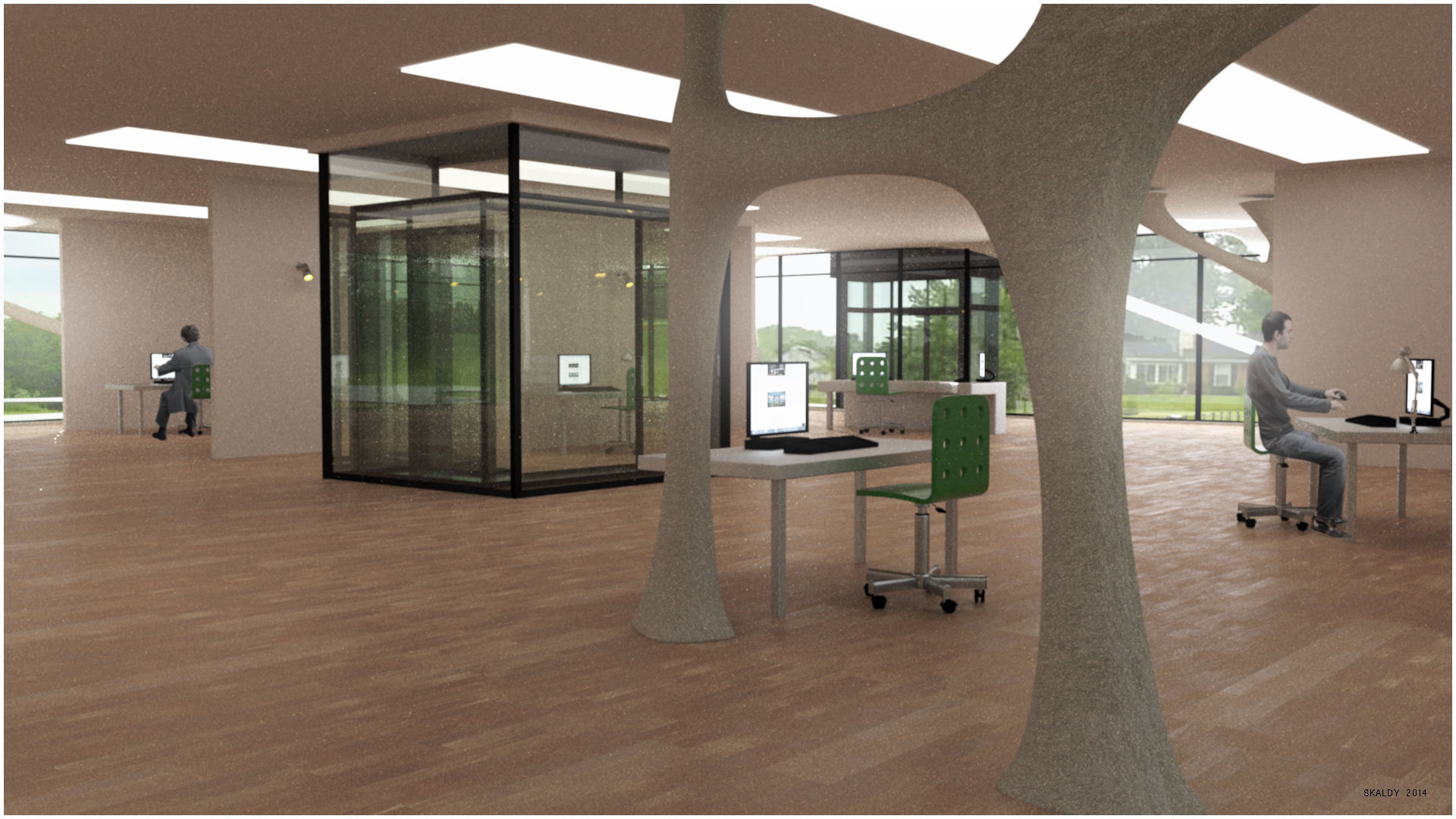 3D model Cubic Building VR / AR / low-poly | CGTrader