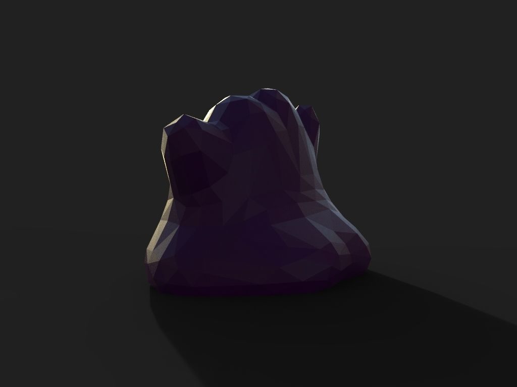 Ditto Low Poly polygon 3D model 3D printable | CGTrader
