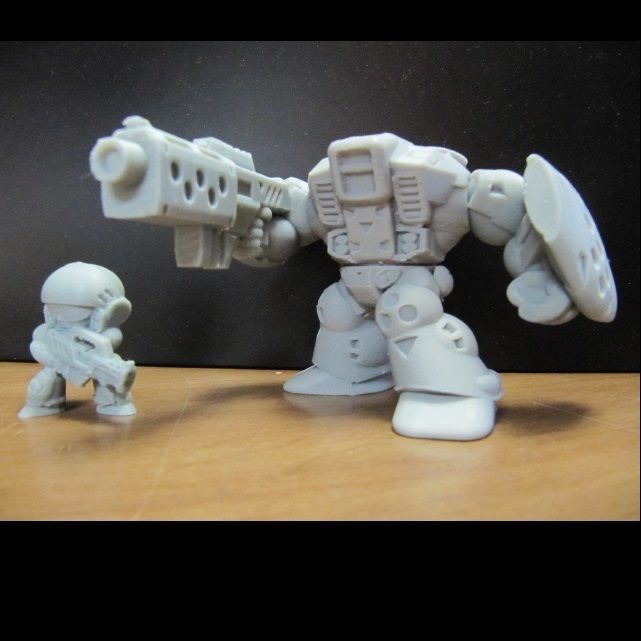 CHIBI-TECH SD - GOLIATH CORE 3D model 3D printable | CGTrader