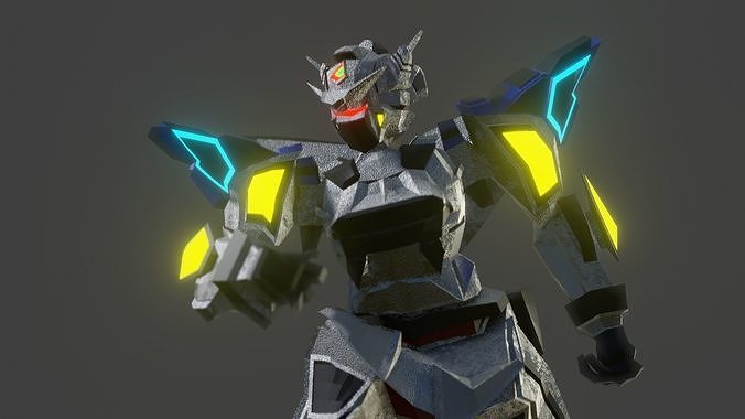 GN-001 Gundam Prototype Rigged free 3D model rigged | CGTrader
