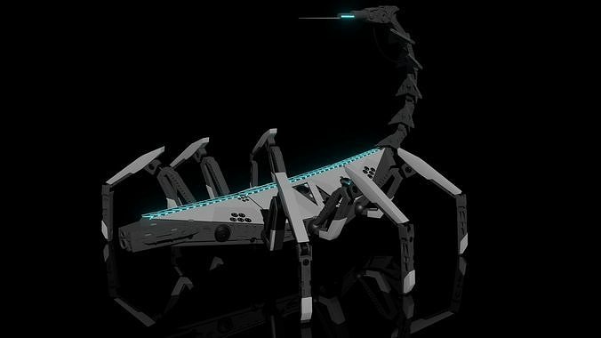 Scorpion Robot 3D model | CGTrader