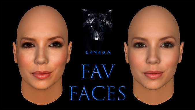 EvaL FavFaces 3D model | CGTrader