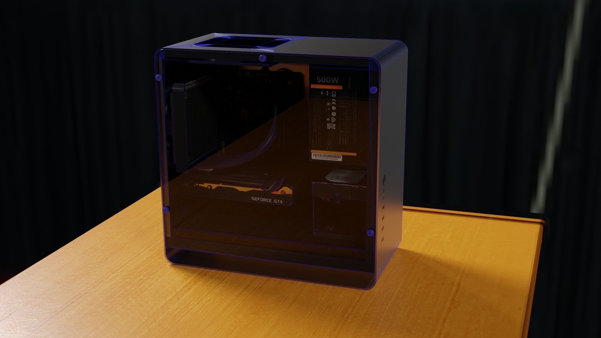 3D model Clarity PC 4K PBR Model with Desk VR / AR / low-poly | CGTrader