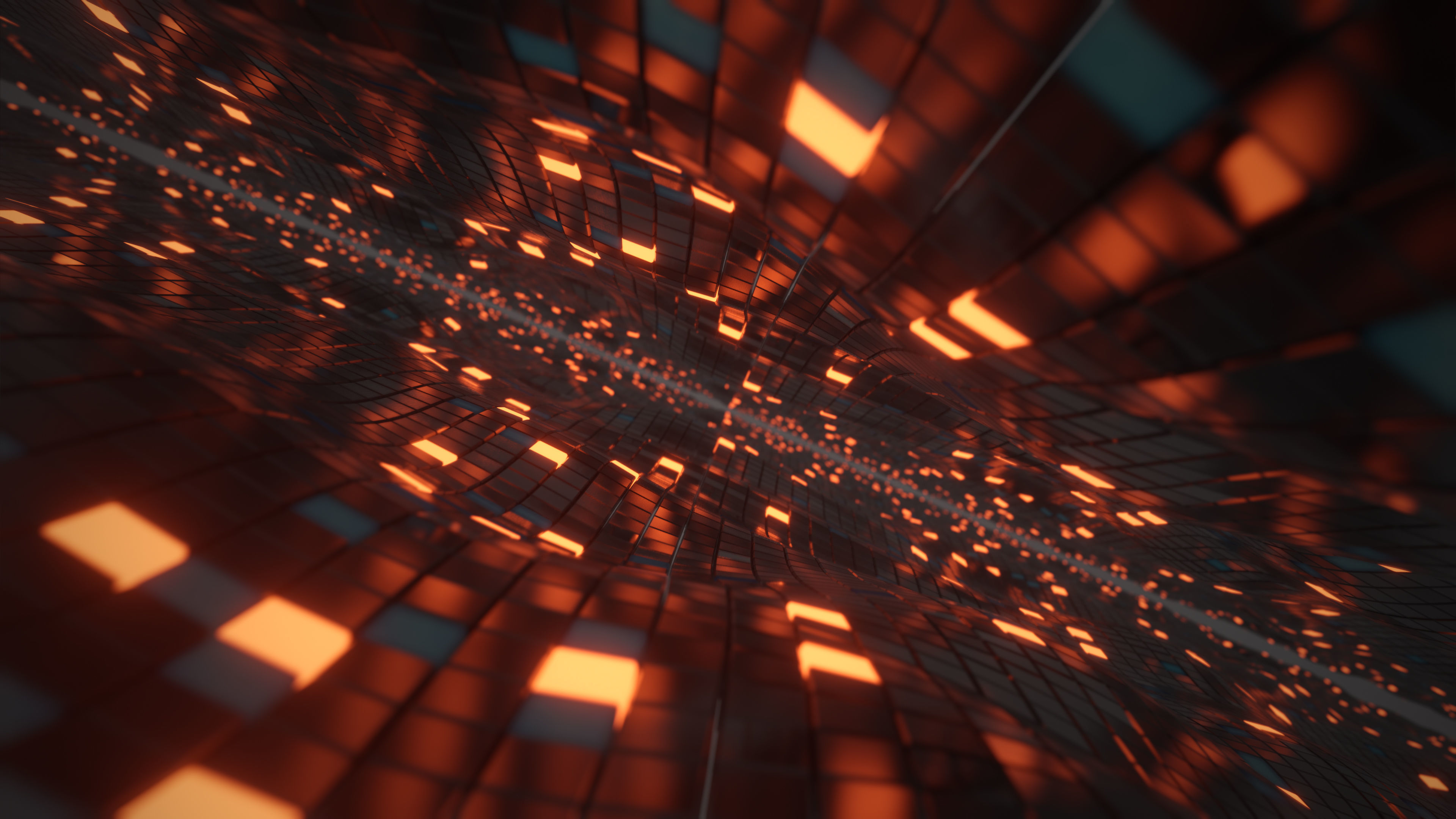 Abstract Scifi Cube Wave 3D model animated | CGTrader