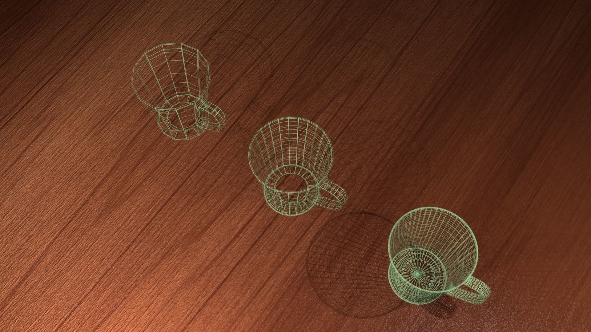 3D model coffee cup red yellow and blue VR / AR / low-poly | CGTrader