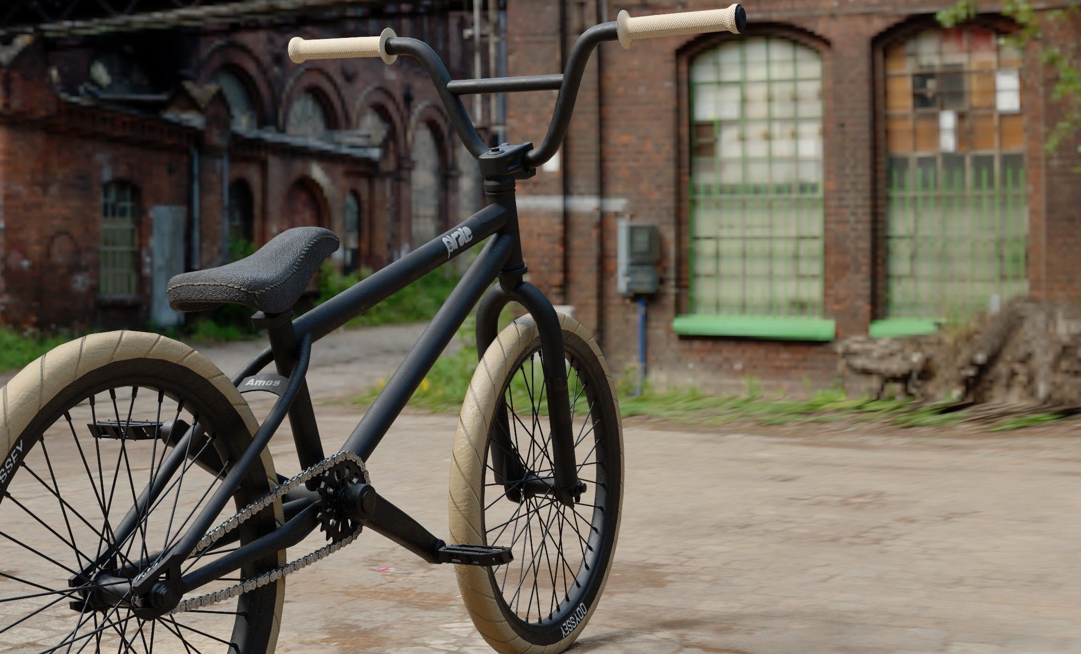 BMX stunt bike 3D model | CGTrader