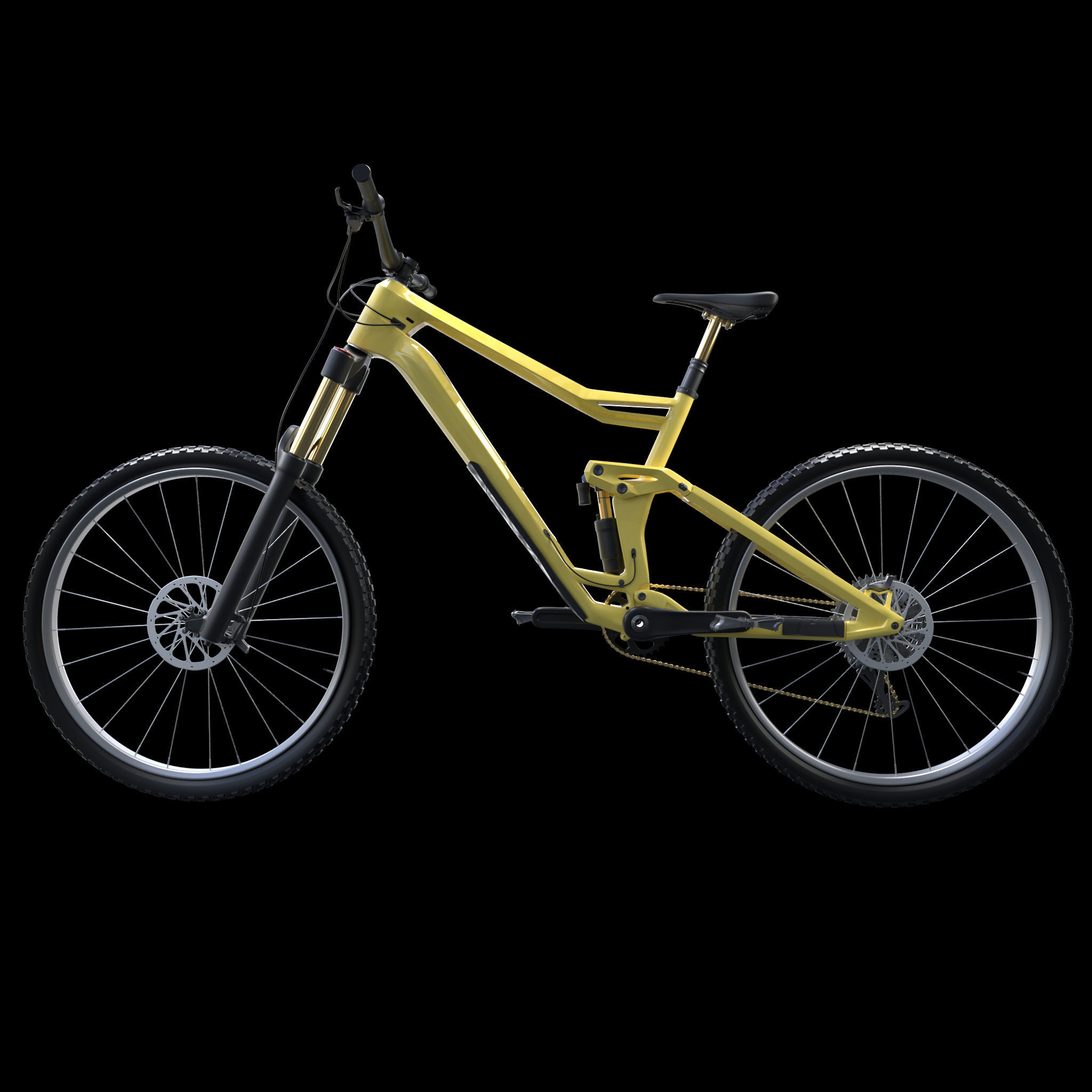 Mountain Bike mtb 3D model 3D model | CGTrader