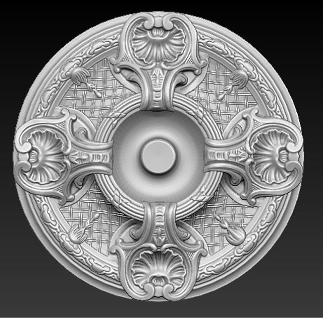 Ceiling Relief 5 3D model 3D model 3D printable | CGTrader