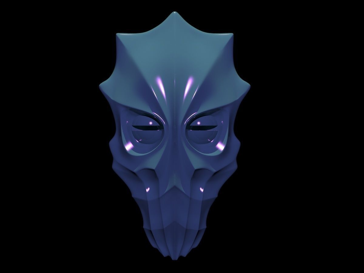 alien mask 3D model | CGTrader