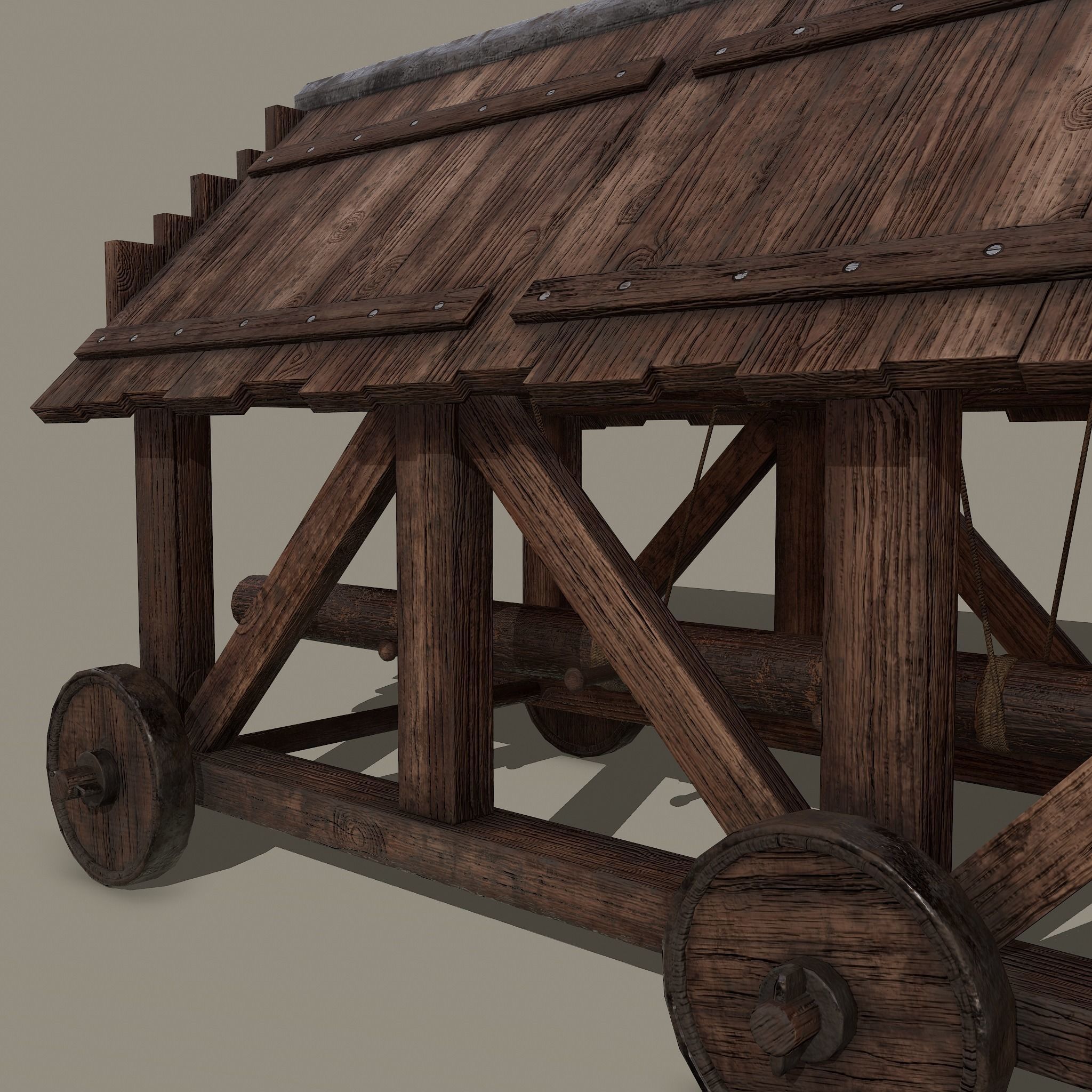 3D model Battering Ram VR / AR / low-poly rigged animated | CGTrader