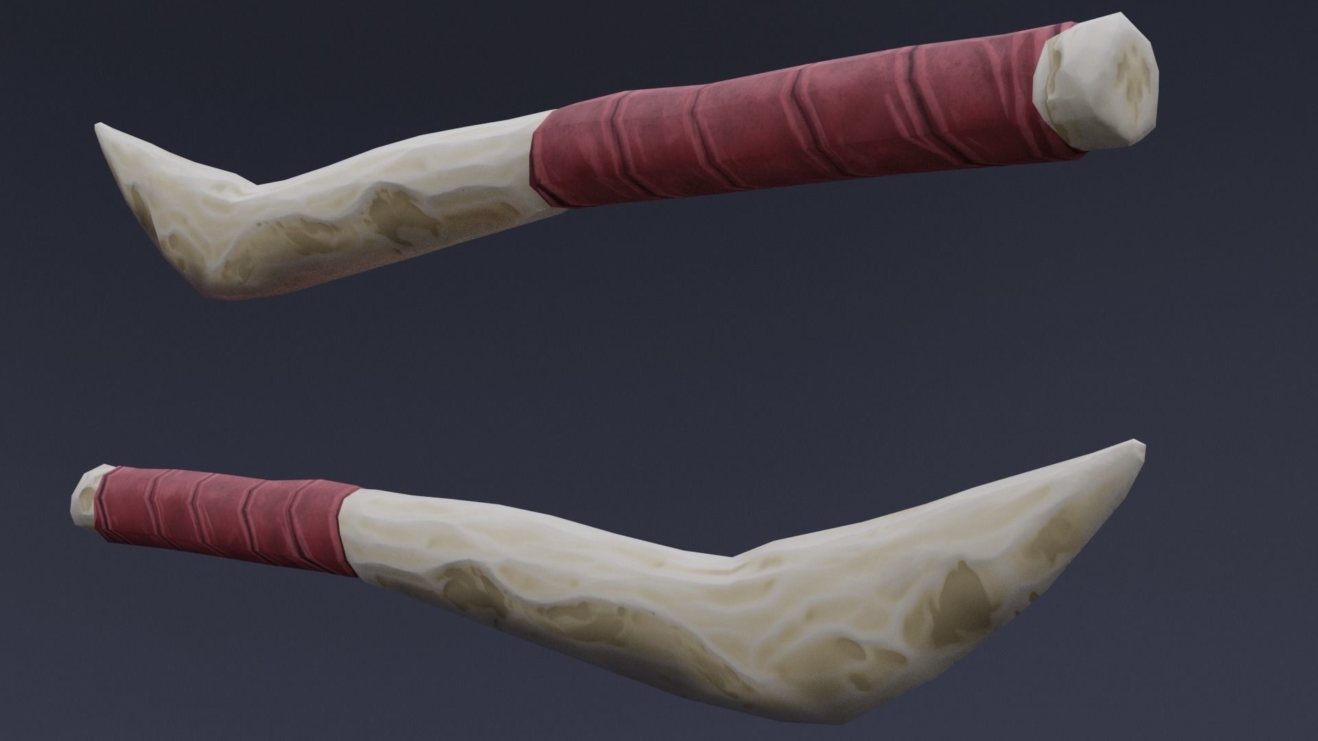 3D model stylized bone sword VR / AR / low-poly | CGTrader