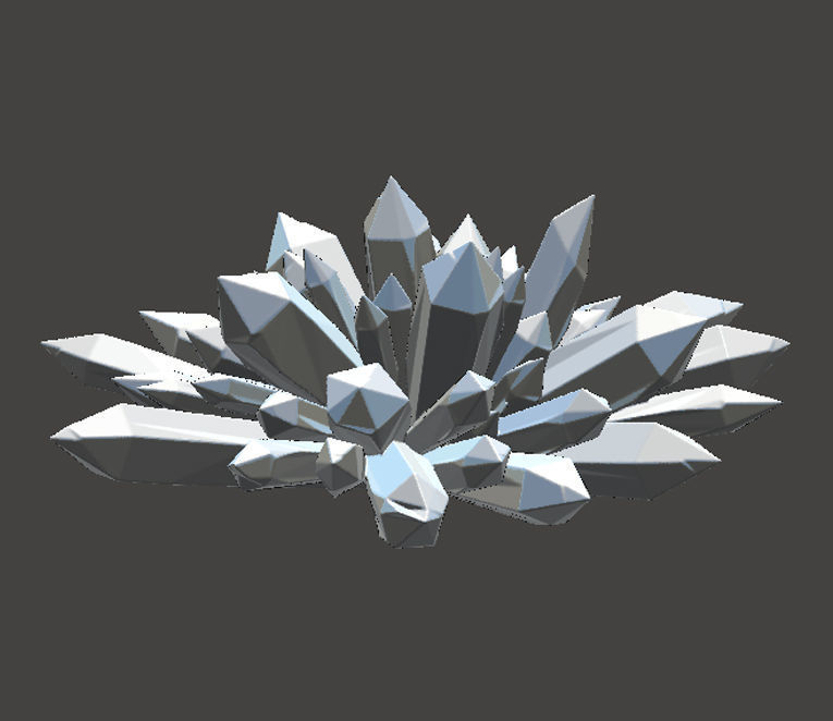 Fantasy Crystal Mineral Star 3D model 3D printable | CGTrader
