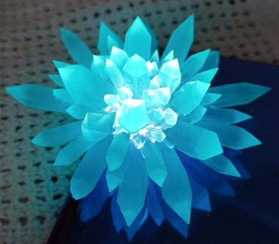 Fantasy Crystal Mineral Star 3D model 3D printable | CGTrader