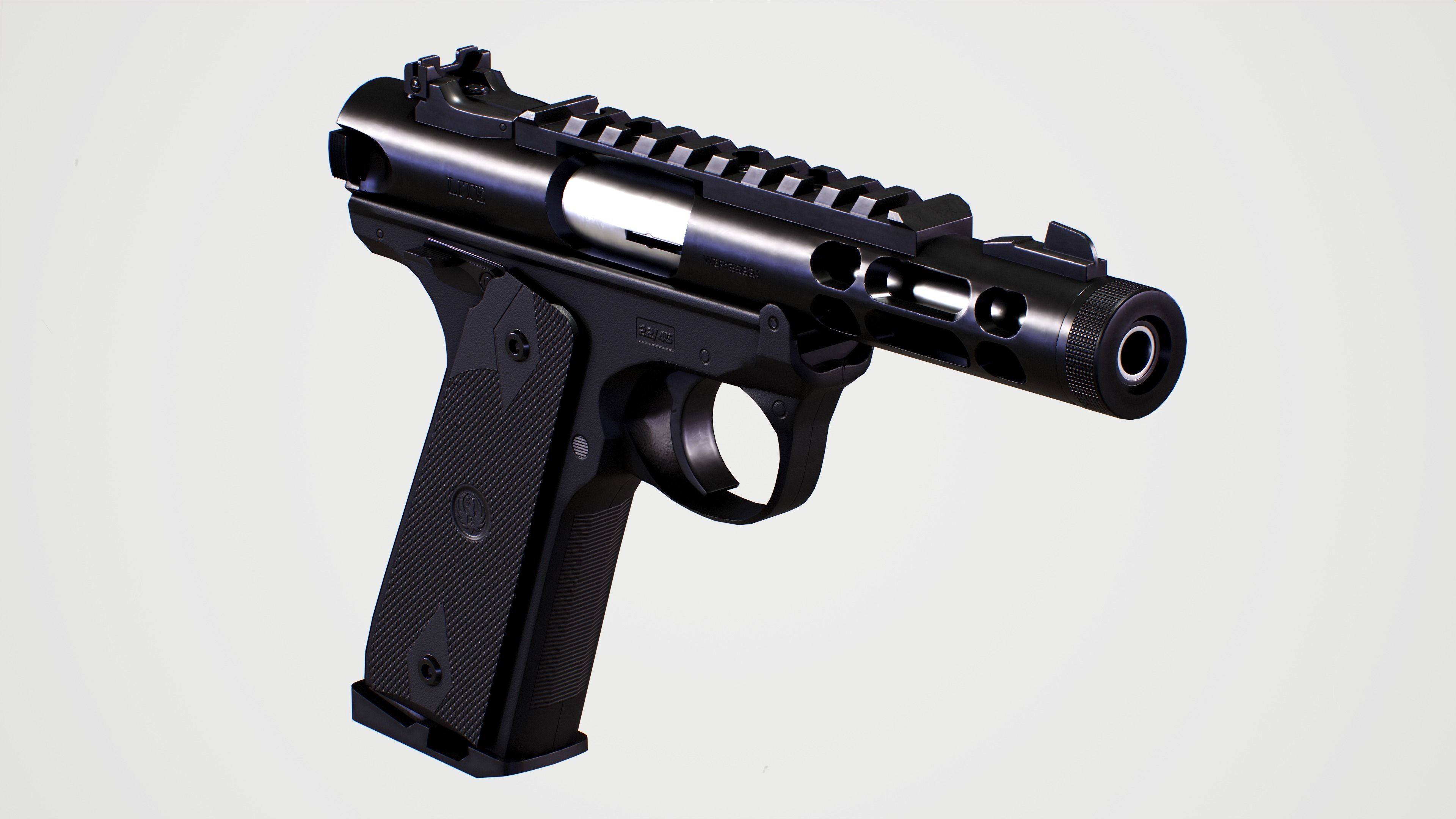 3D model Ruger Mark IV VR / AR / low-poly | CGTrader