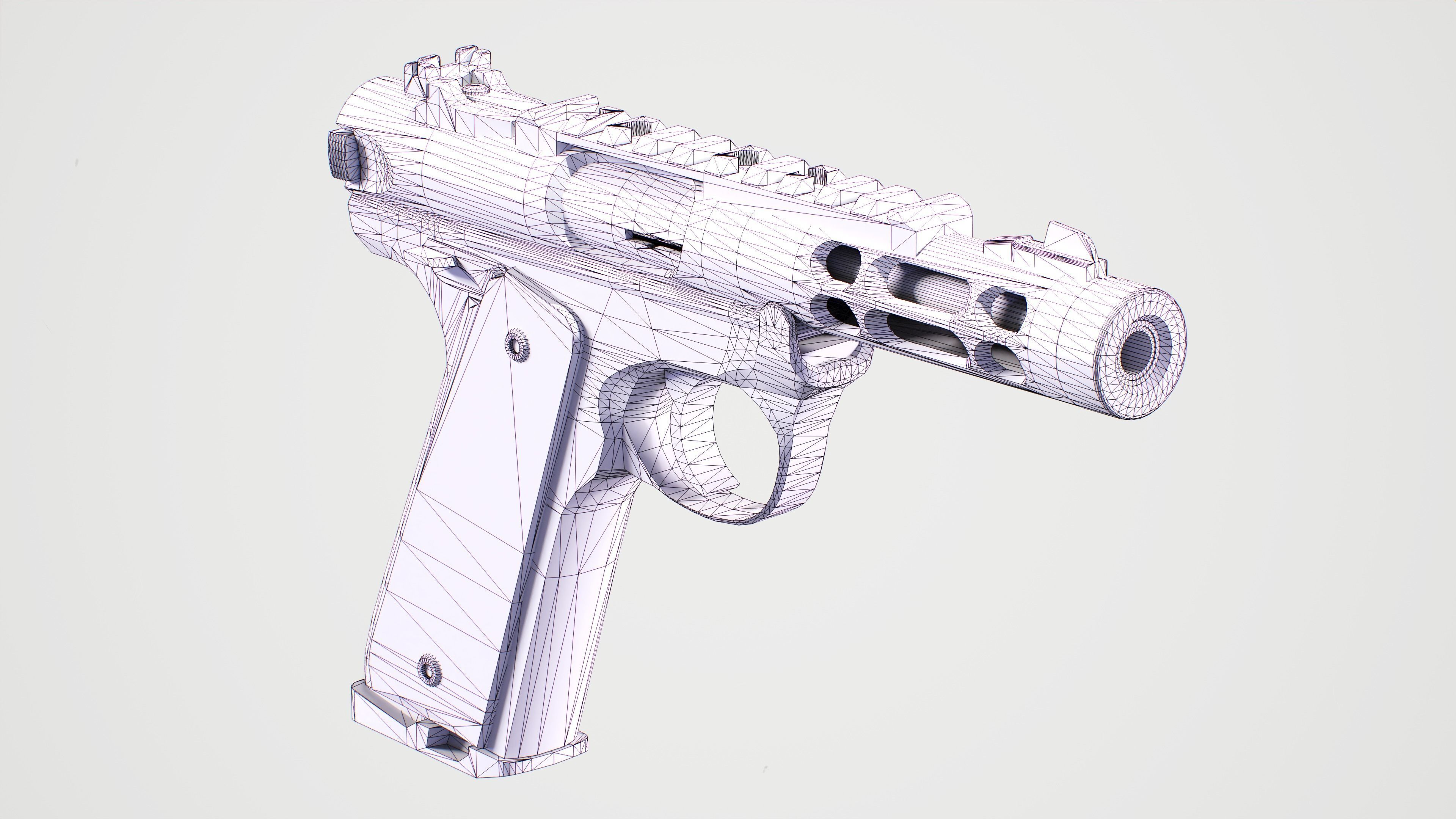 3D model Ruger Mark IV VR / AR / low-poly | CGTrader