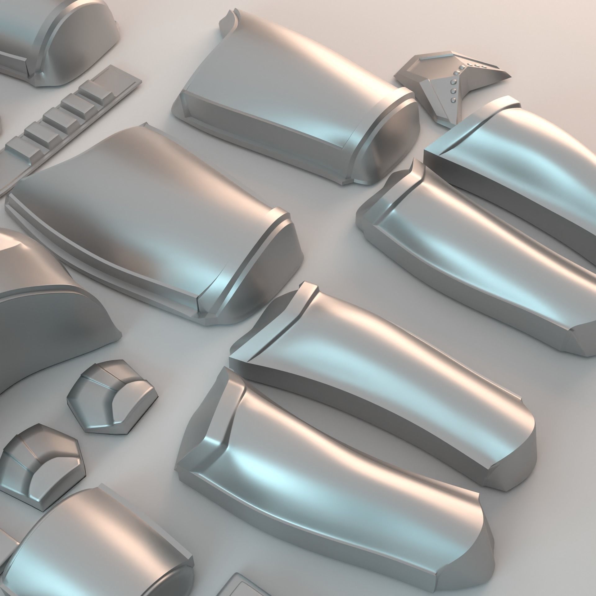 OT Stormtrooper armor vacuum form bucks 3D model 3D printable | CGTrader