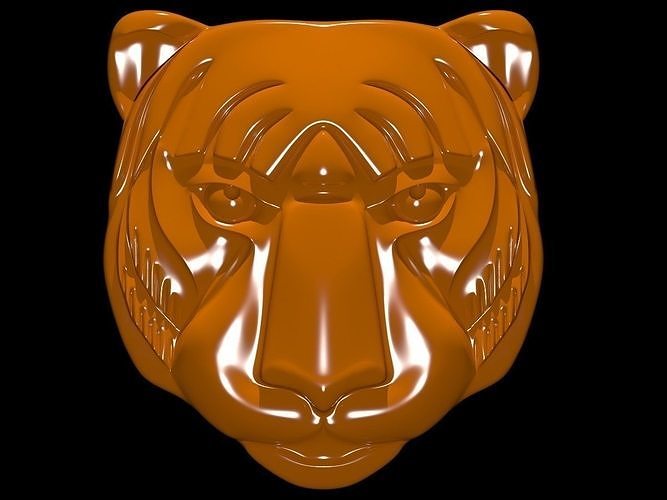 tiger mask 3D model | CGTrader