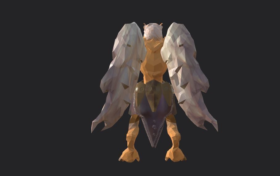 Bird humanoid free VR / AR / low-poly 3D model | CGTrader