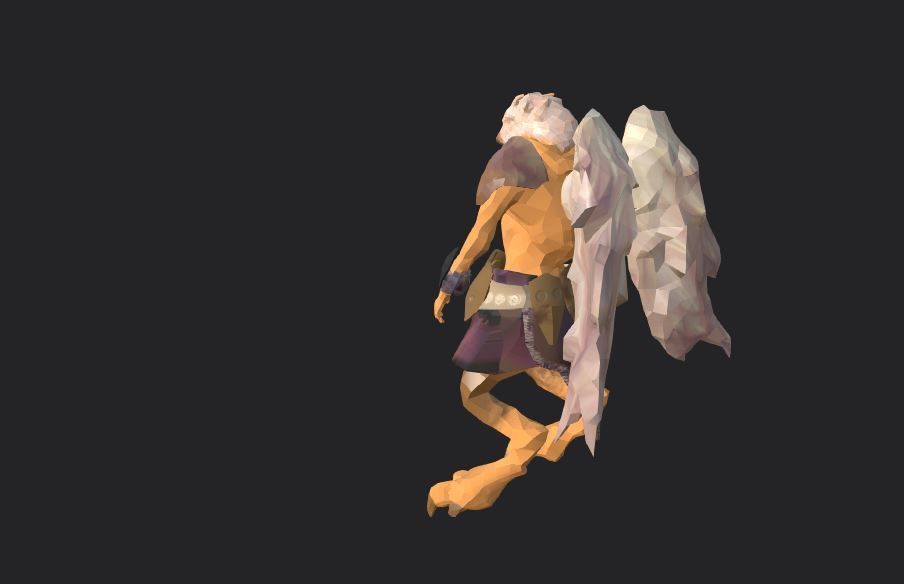 Bird humanoid free VR / AR / low-poly 3D model | CGTrader