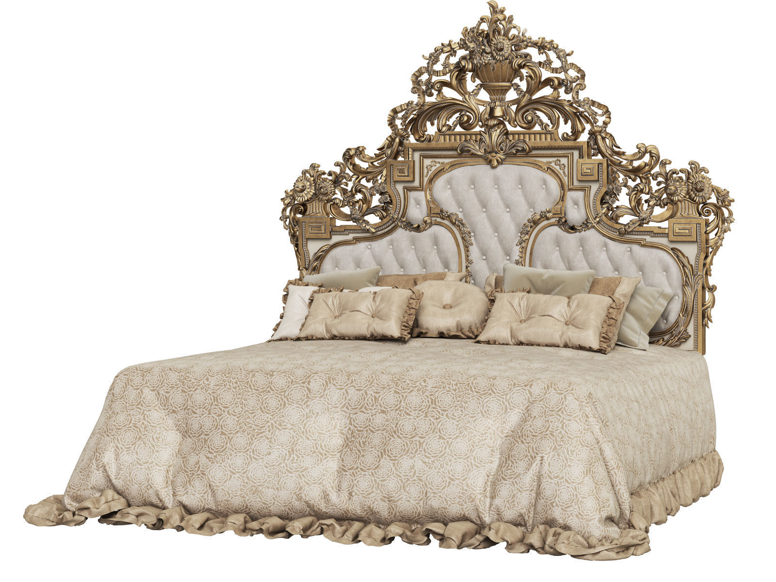 Asnaghi Valerie Bed 3D model | CGTrader