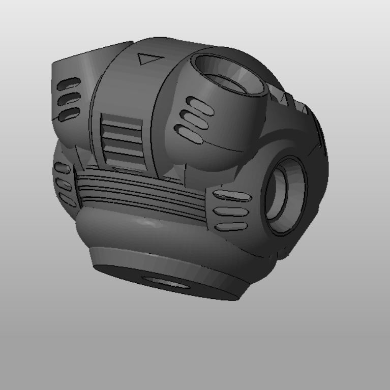 CHIBI-TECH SD - POSEIDON CORE 3D model 3D printable | CGTrader