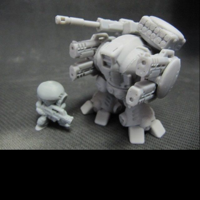 CHIBI-TECH SD - POSEIDON CORE 3D model 3D printable | CGTrader