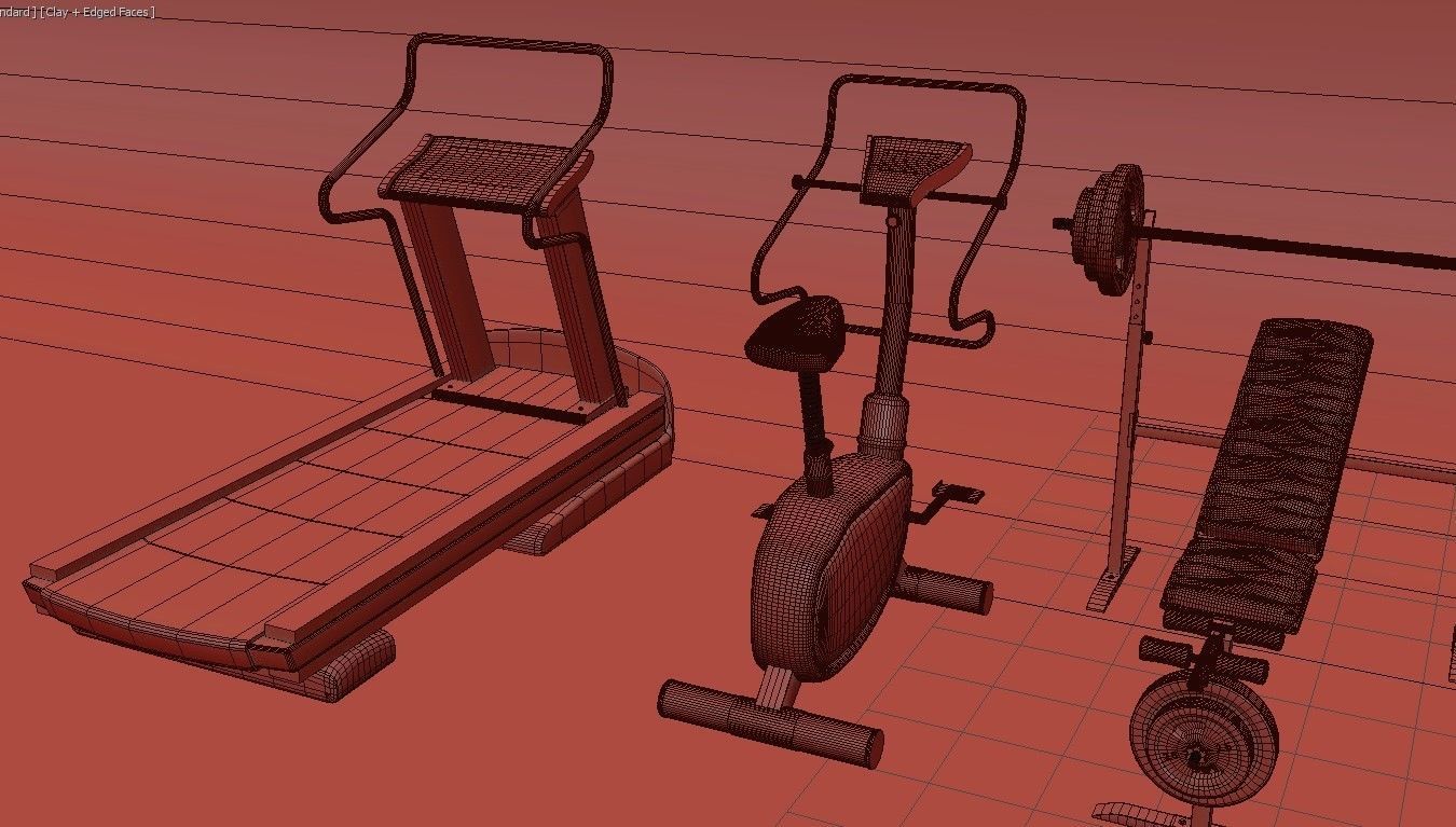 Fitness Center Gym 3D model | CGTrader