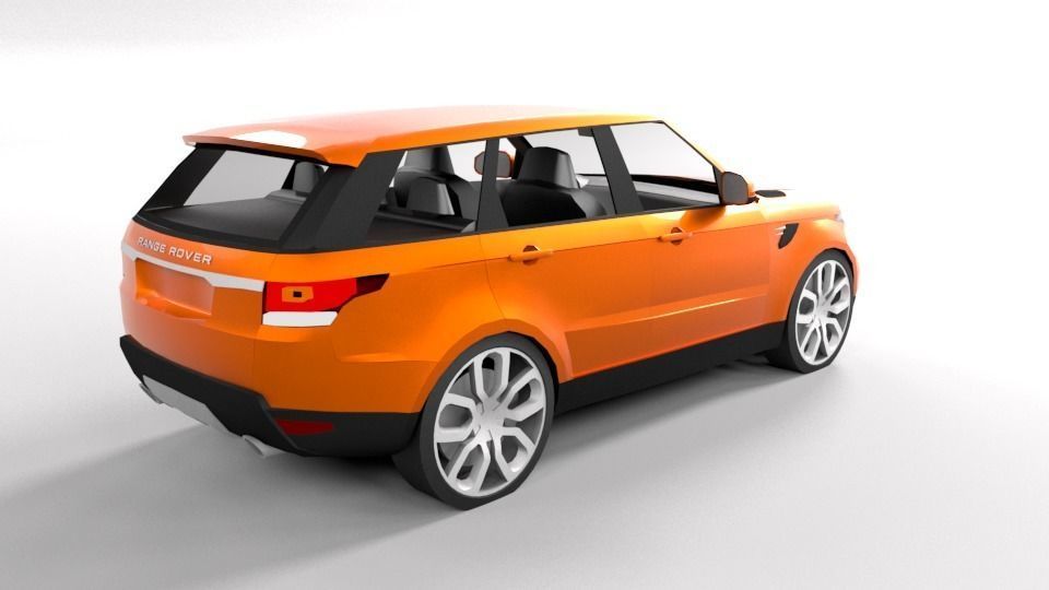 3D model RANGE ROVER SPORT 2014 LOWPOLY VR / AR / low-poly | CGTrader