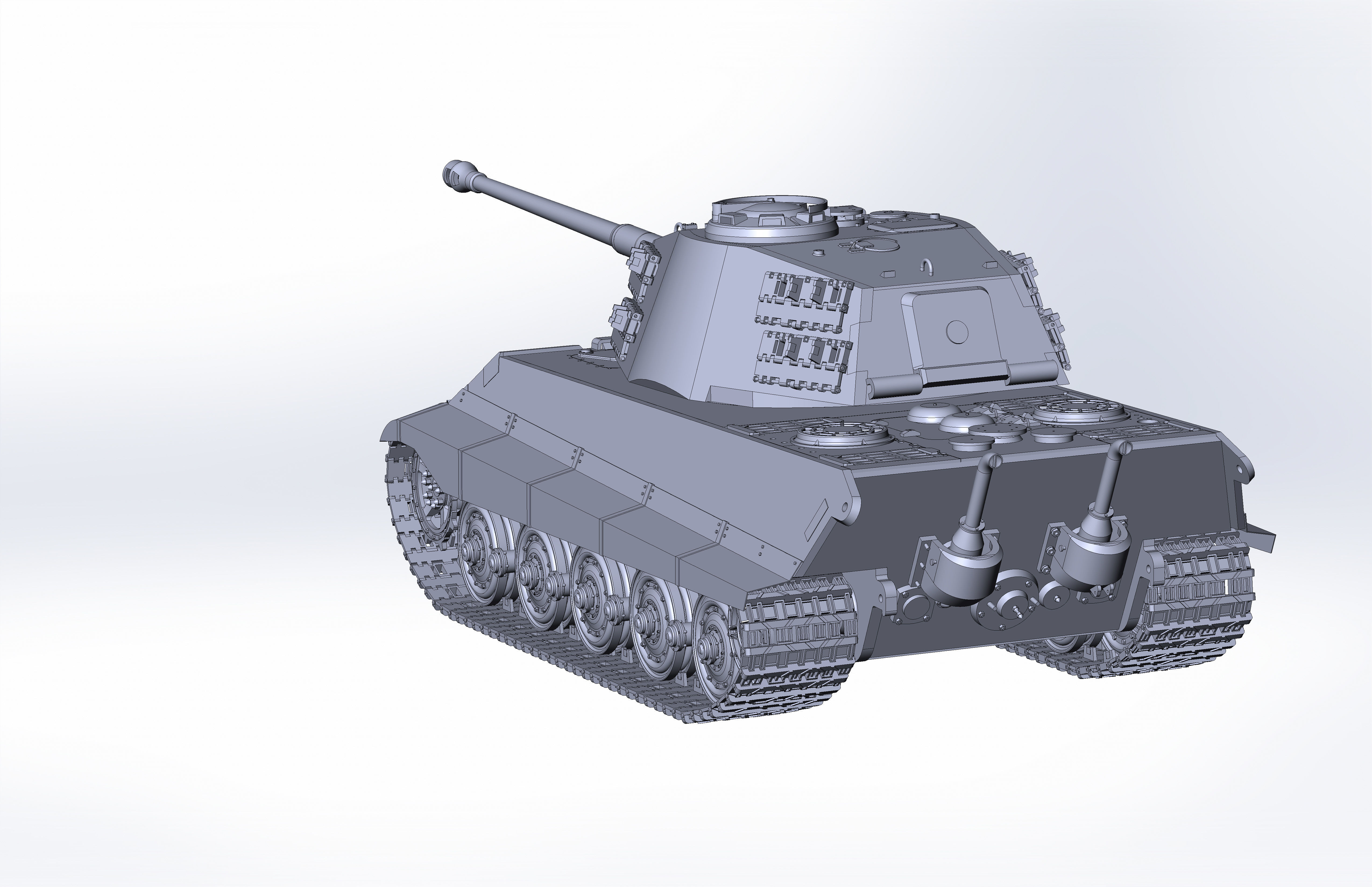 King Tiger 3D model | CGTrader