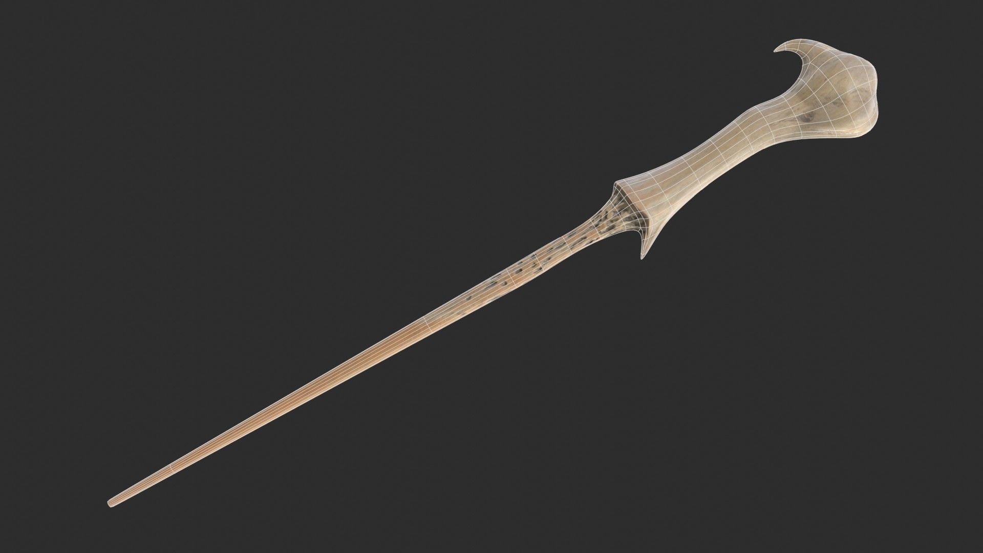 Voldemort Wand free VR / AR / low-poly 3D model | CGTrader