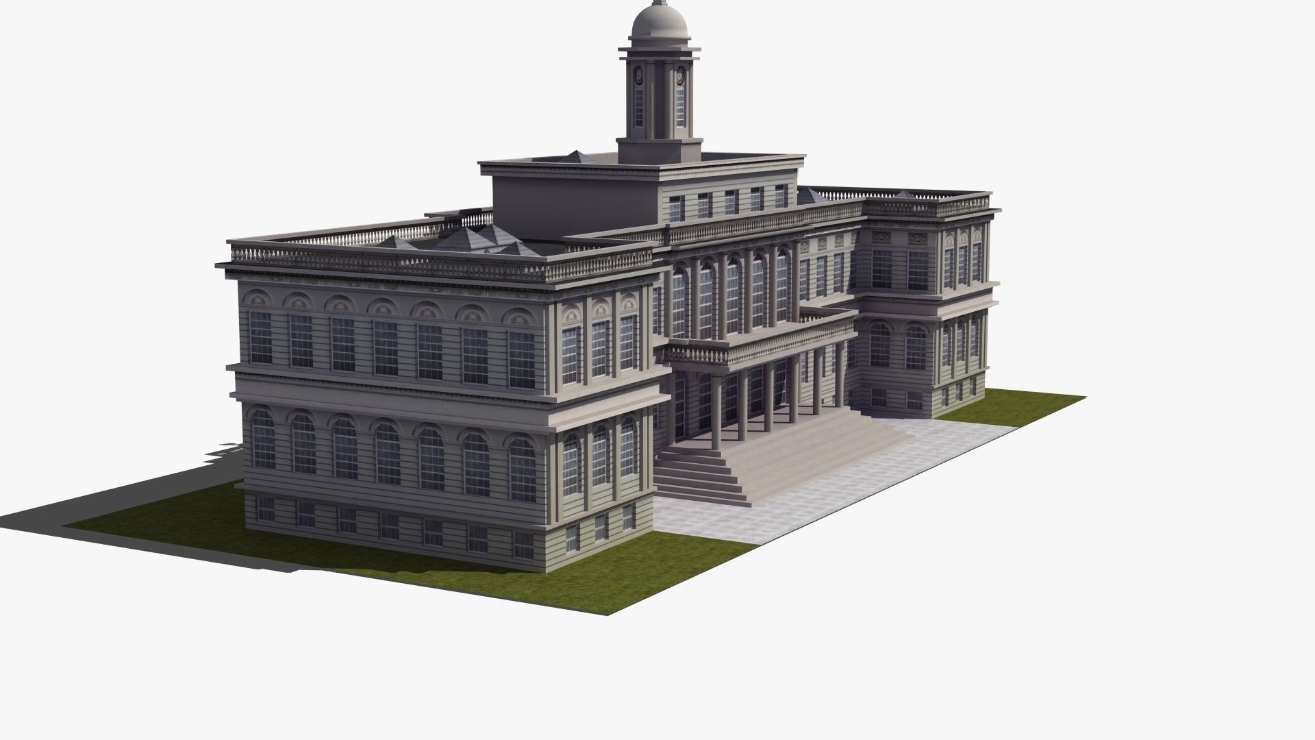 City Hall Building 3D model | CGTrader