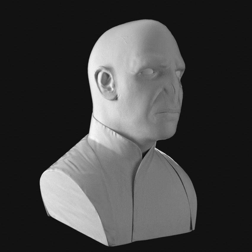 Voldemort 3D Print Ready 3D model 3D printable | CGTrader