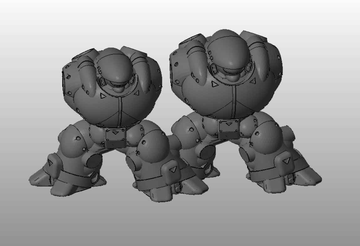 CHIBI-TECH SD - SERPENT CORE 3D model 3D printable | CGTrader